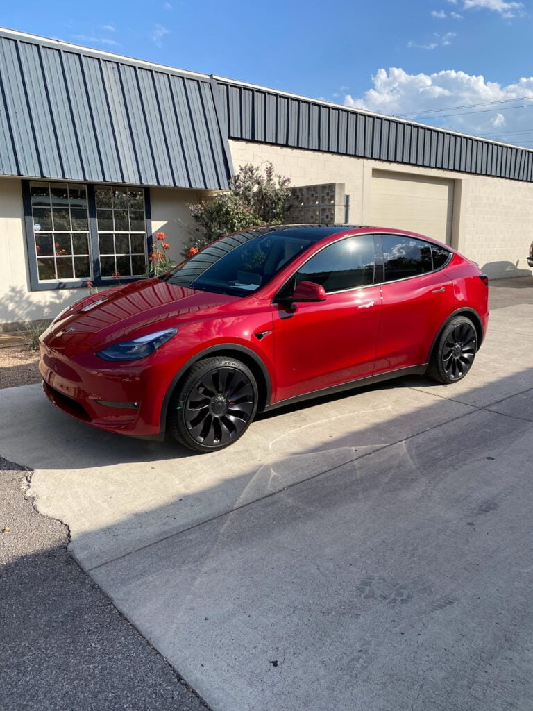 Austin Tesla Window Tint | Front Windshield Tint | Clear Bra